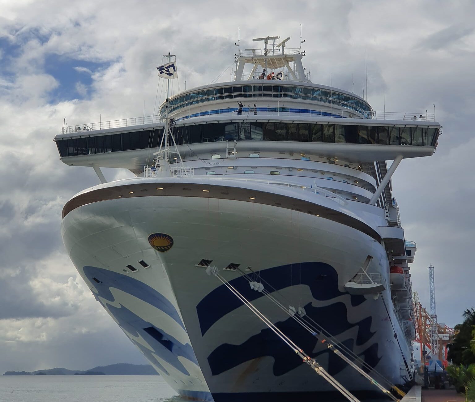 Trinidad welcomes 2963 passengers aboard luxurious cruise Ruby Princess ...